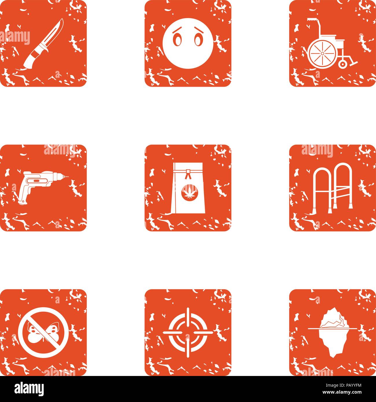 Irgendein leidender Stock-Vektorgrafiken kaufen - Alamy