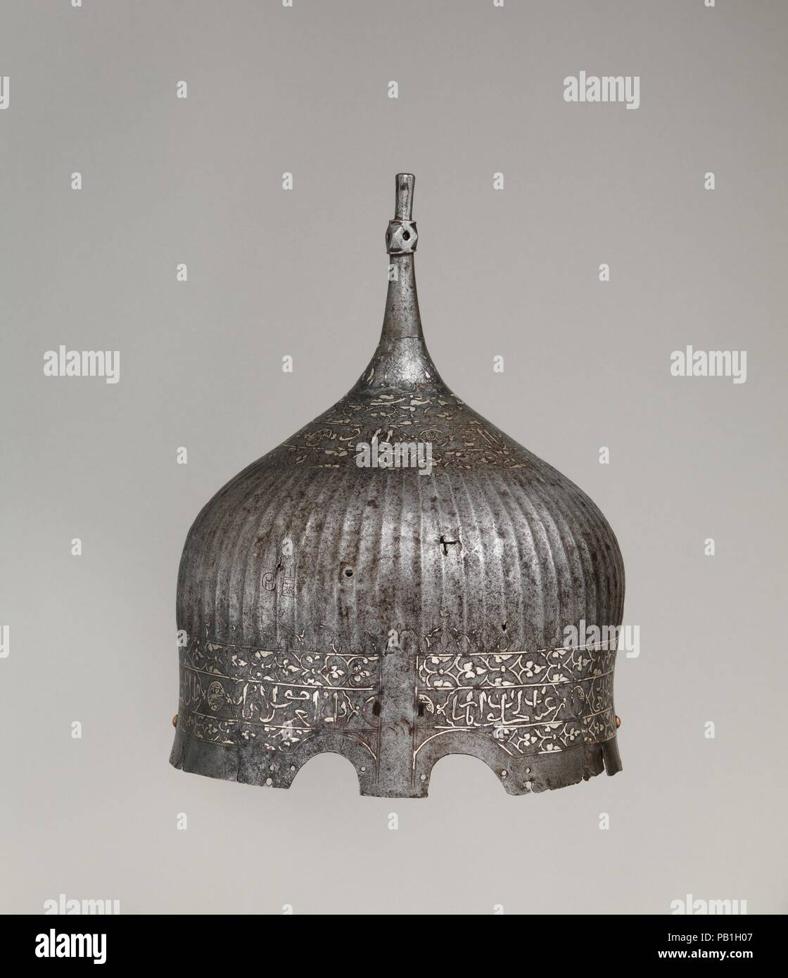 Turban Helm. Kultur: Türkische oder Iranische, im Stil von Turkman ...