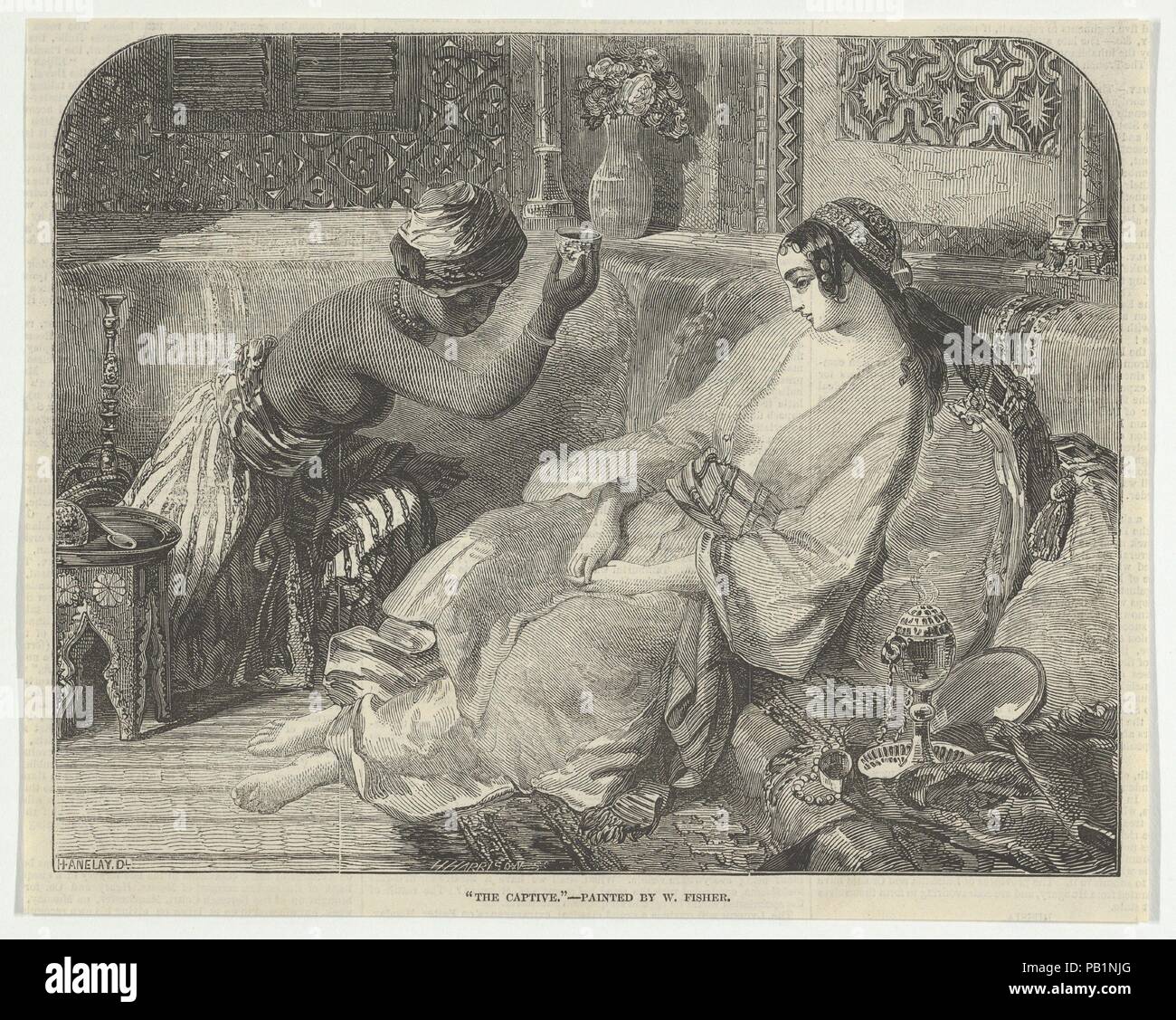 Die Gefangenen, von "Illustrated London News". Artist: H. Harrison ...