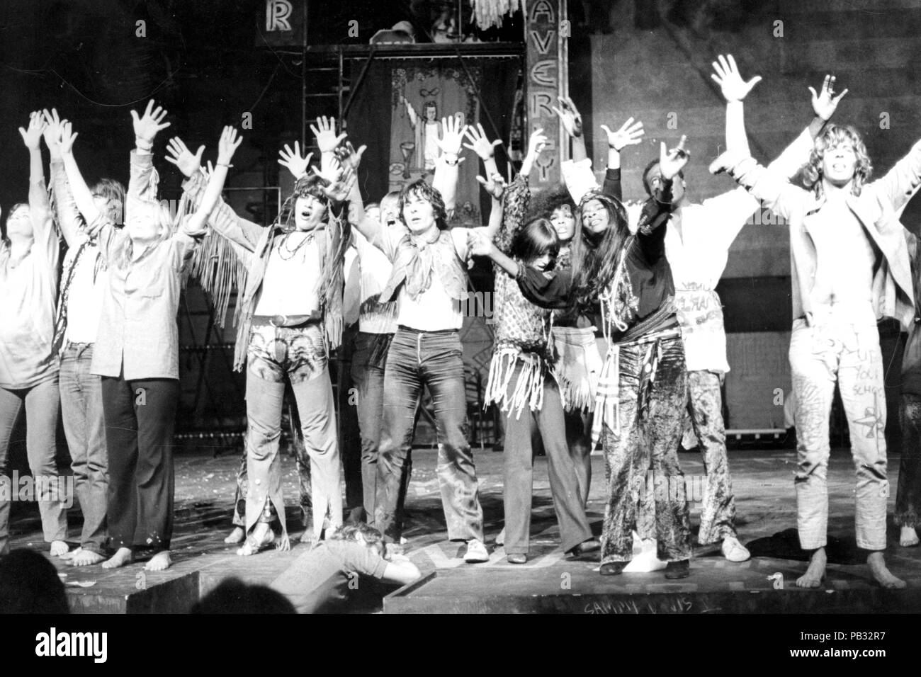 England, London, Musical 'Hair' 1968 Stockfotografie - Alamy