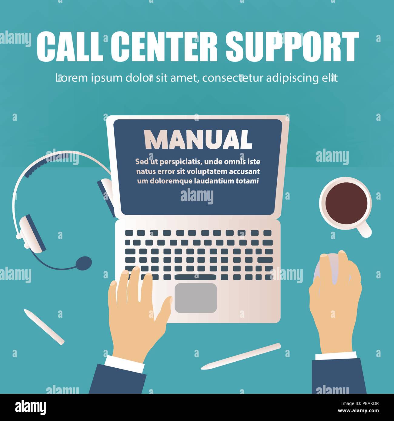 überkopf ansicht Stock-Vektorgrafiken kaufen - Alamy