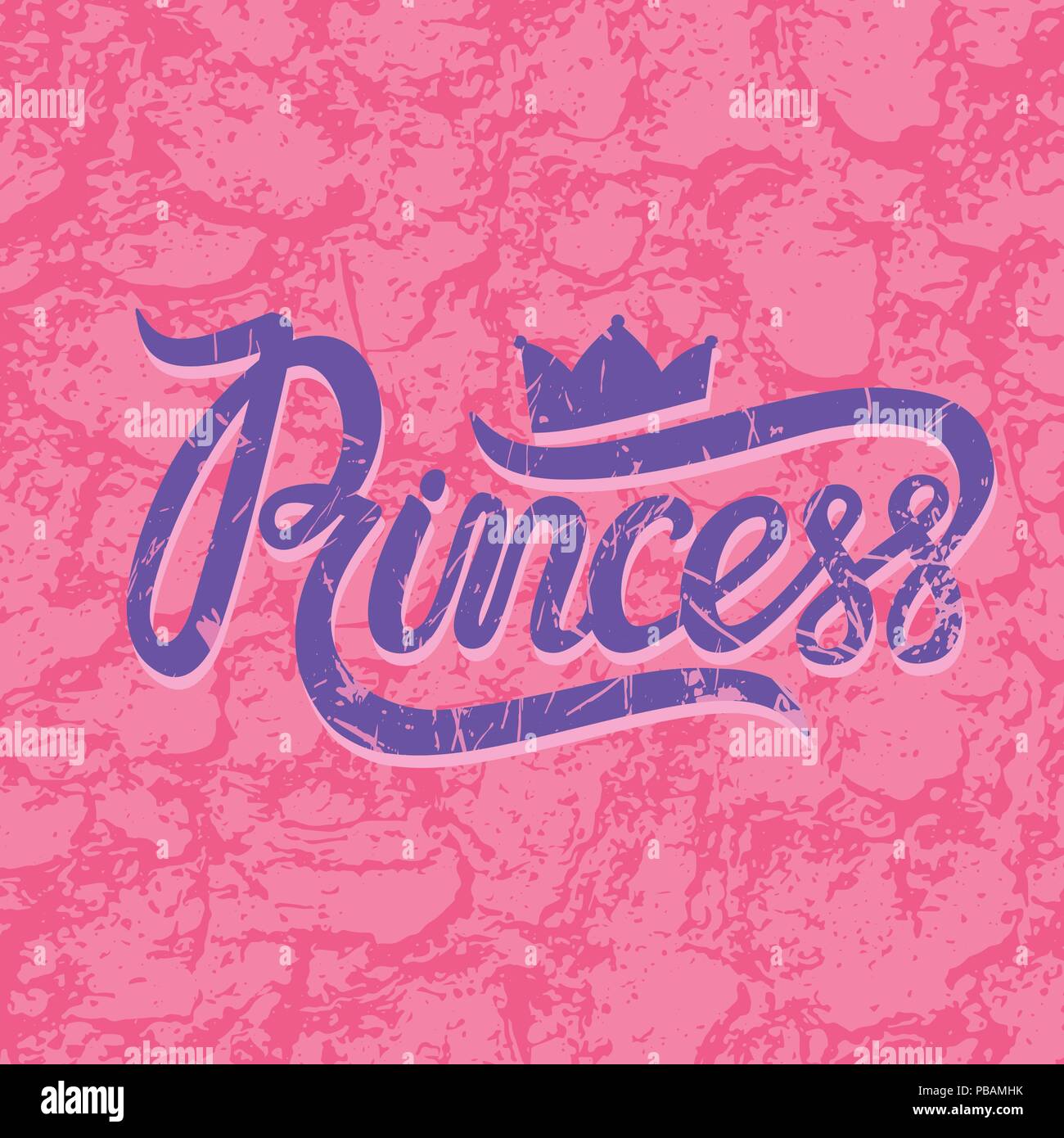 Pink Princess Crown Background Vector Stockfotos und -bilder Kaufen - Alamy