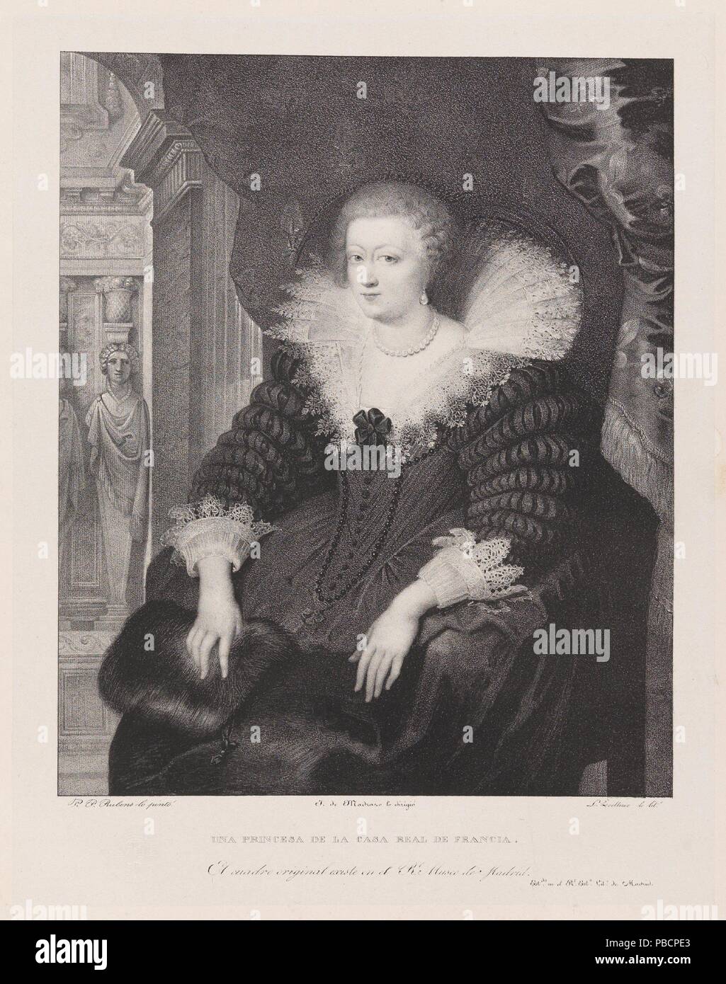 José de Madrazo y Agudo; echte Niederlassung Litográfico de Madrid ...