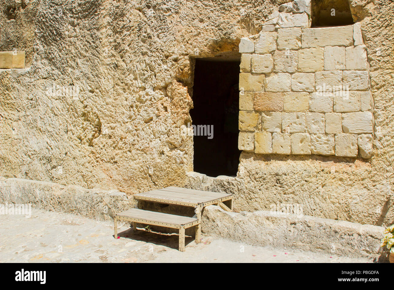Jesus Grave Tomb Jerusalem Stockfotos und -bilder Kaufen - Alamy