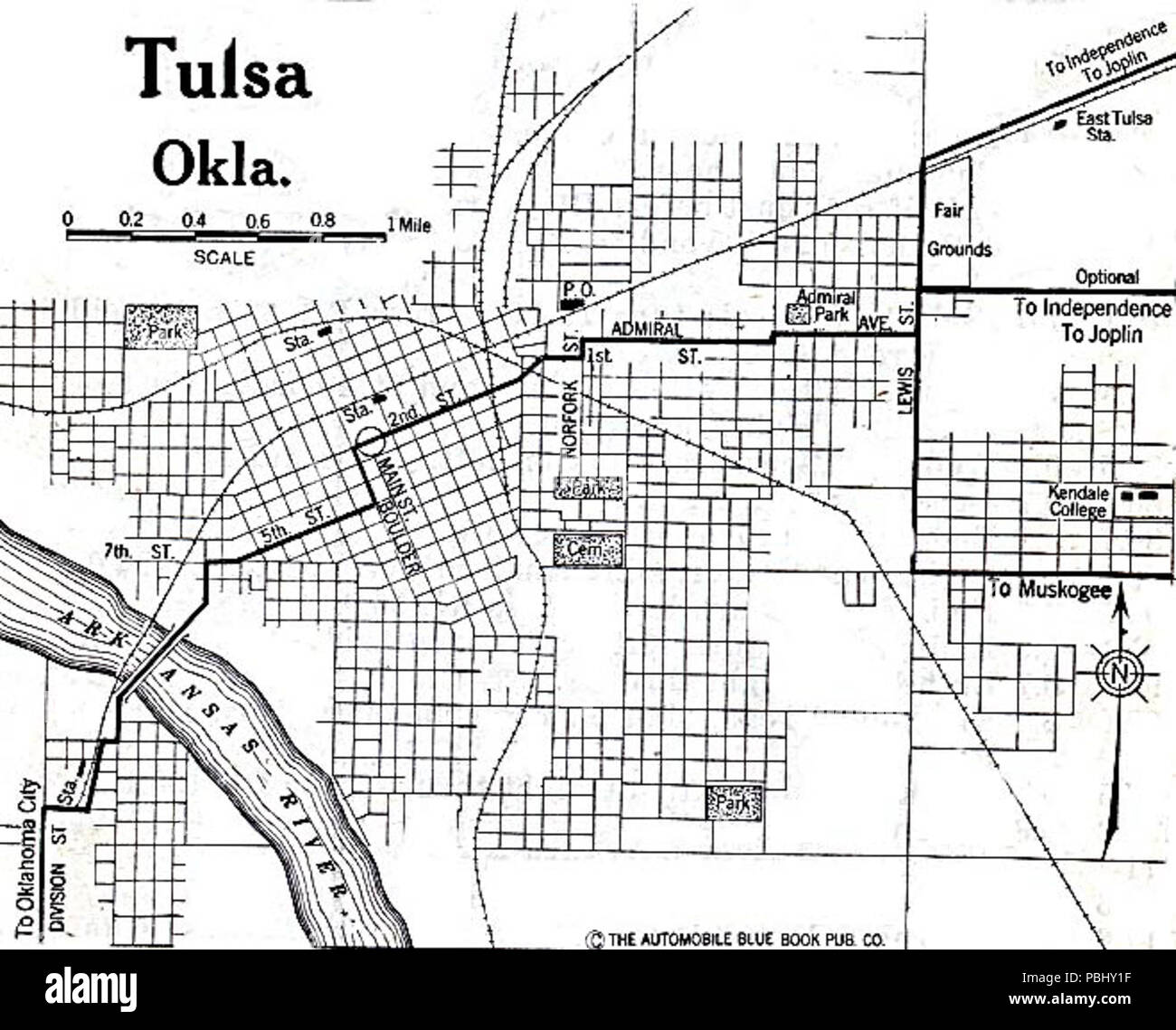 Tulsa map -Fotos und -Bildmaterial in hoher Auflösung – Alamy