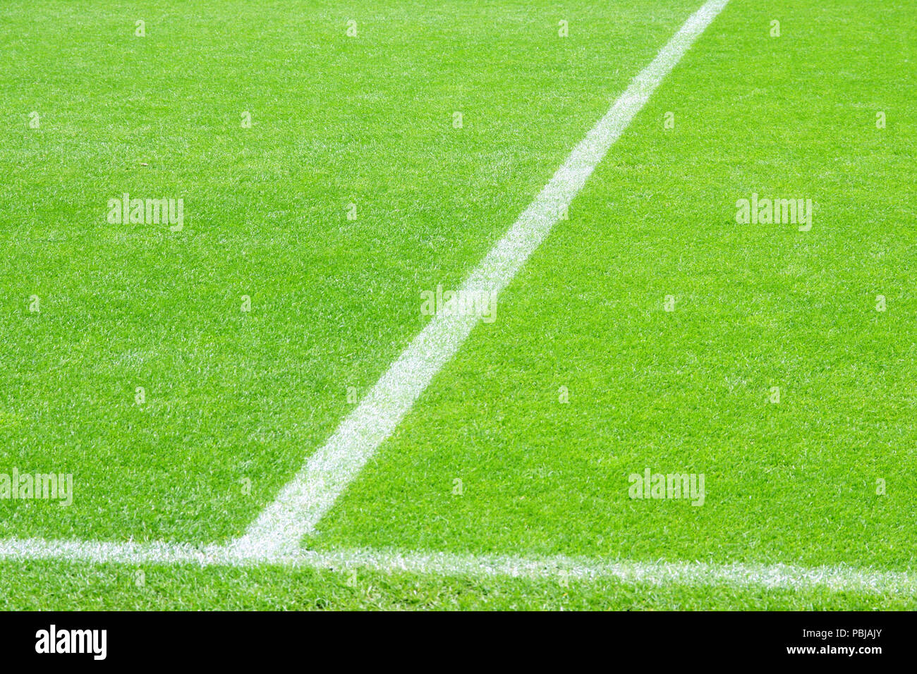 Soccer Field Lines Stockfotos und -bilder Kaufen - Alamy