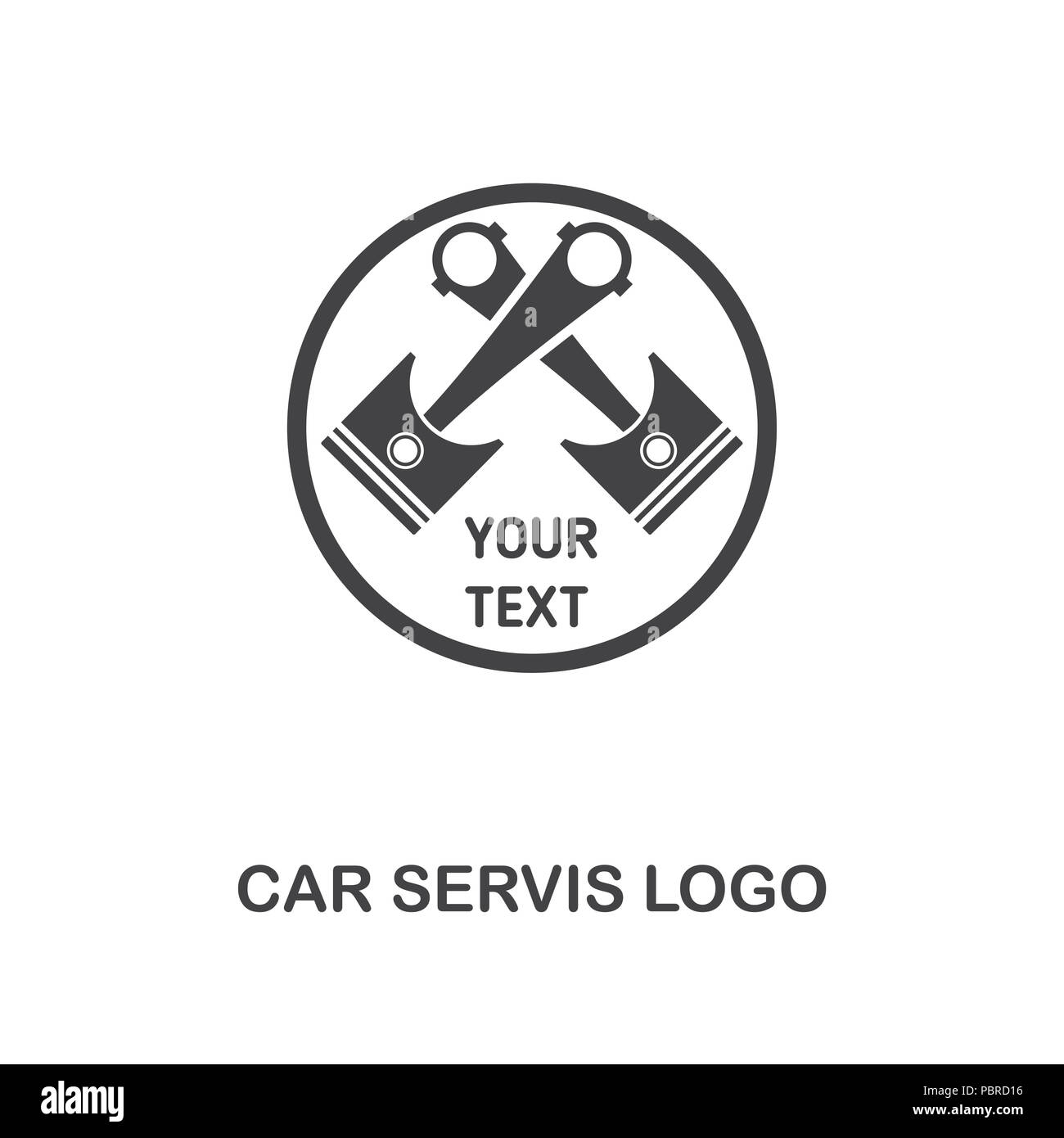 Auto Servis Logo creative Symbol. Einfaches element Abbildung. Auto ...