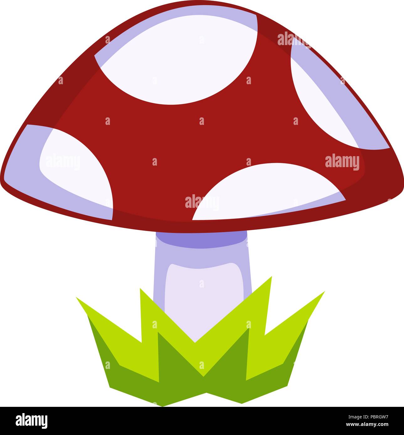 Cartoon vektor Pilz Symbol Stock-Vektorgrafik - Alamy