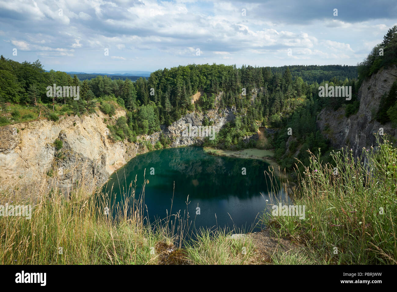 Crater Lake, dem nördlichsten Hegau Vulkan Höwenegg Immendingen, Kreis ...