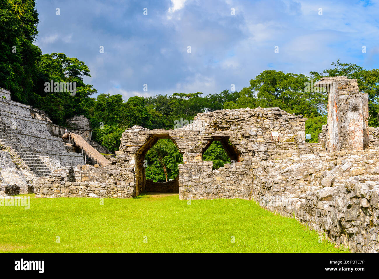 Palenque, war ein pre-Columbian Maya Zivilisation der Mesoamerika ...