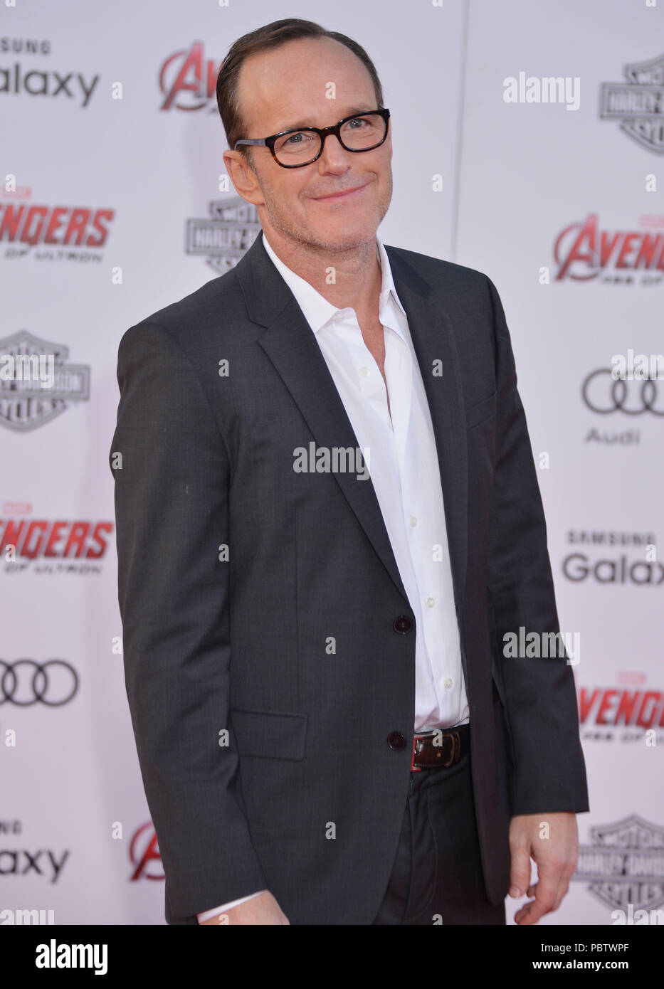Clark Gregg an der Rächer Alter von Panasonic Premiere auf der Dolby ...