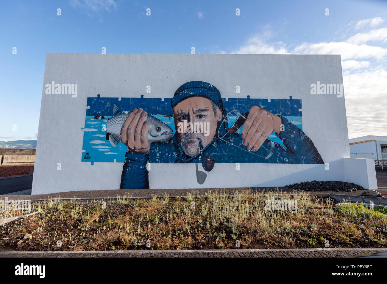 Pescando com Coração, Angeln mit Herz, Kas Kunst Wandbild. Erscheinen ...