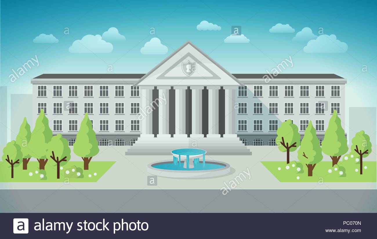 University Building Cartoon Stockfotos & University Building Cartoon ...