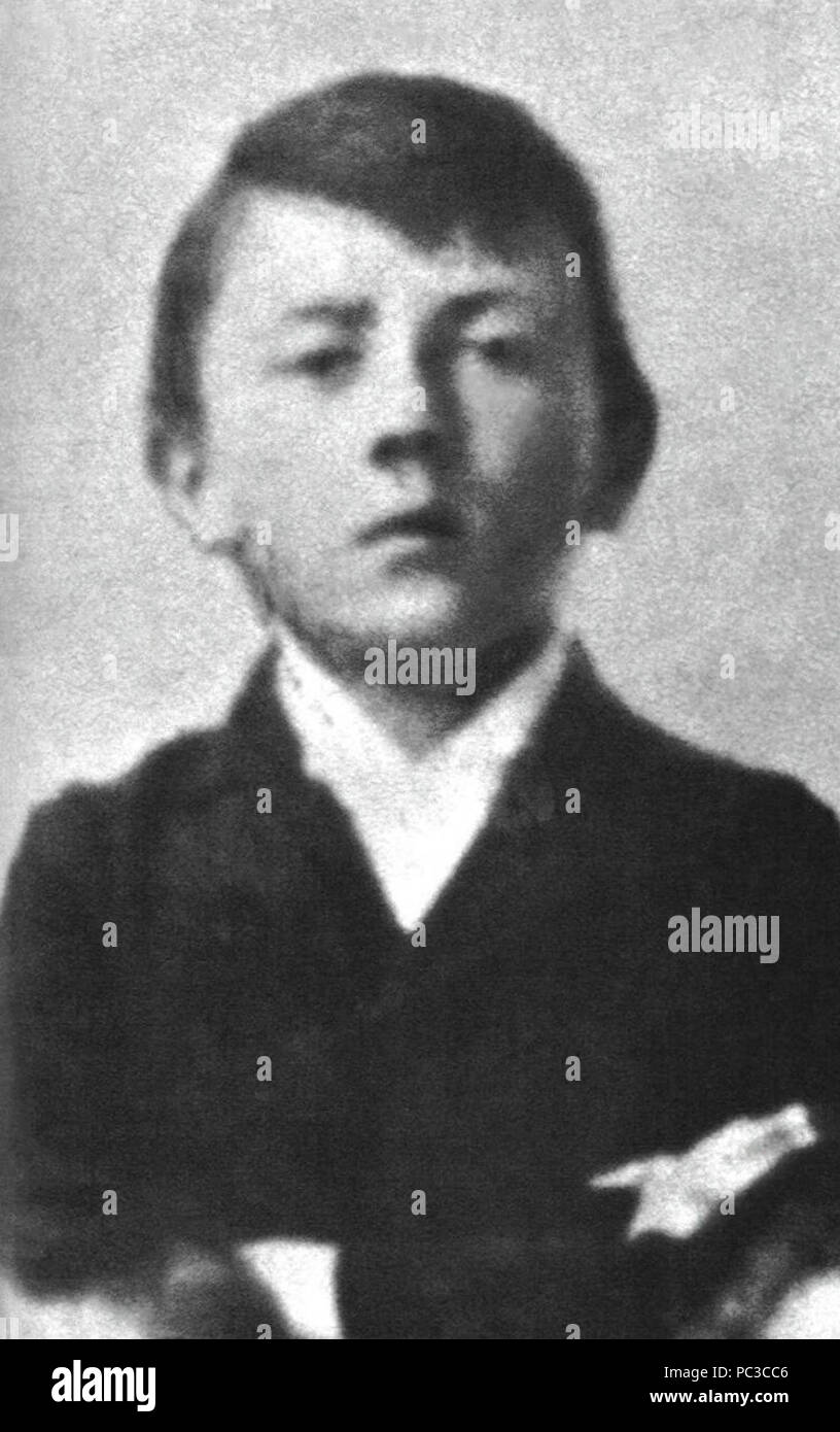 Adolf Hitler als Kind Stockfotografie - Alamy