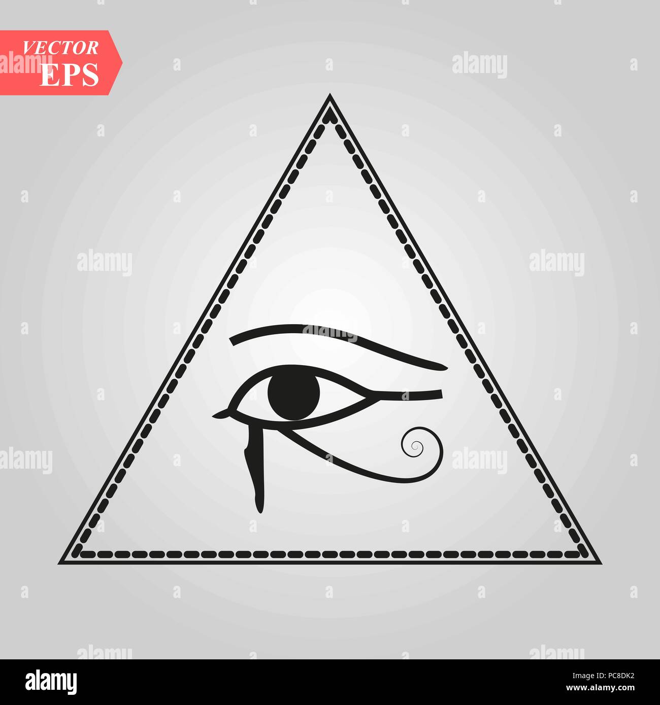 Alles sehende Auge Gottes Auge das Auge der Vorsehung der Allwissenheit ...
