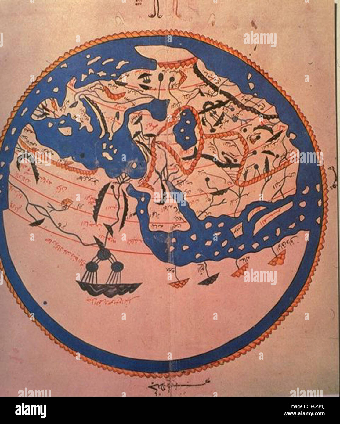 Al idrisi world map -Fotos und -Bildmaterial in hoher Auflösung – Alamy