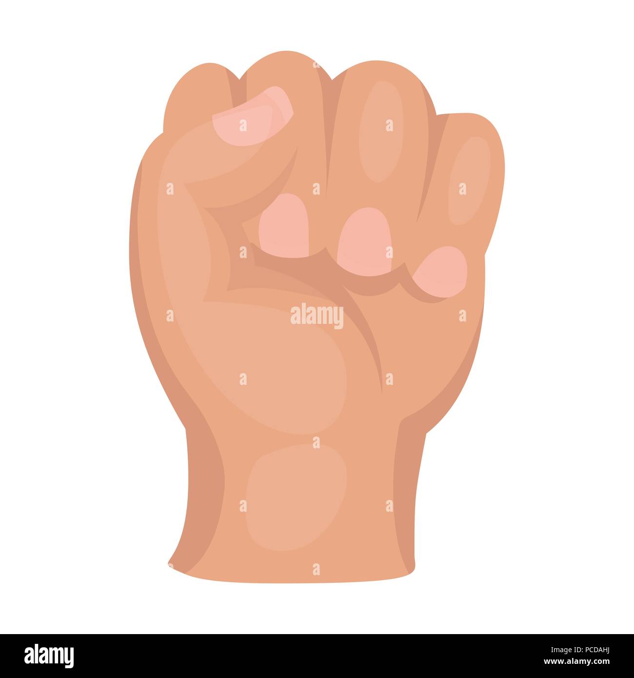Fist hand power clipart illustration Stock-Vektorgrafiken kaufen - Alamy