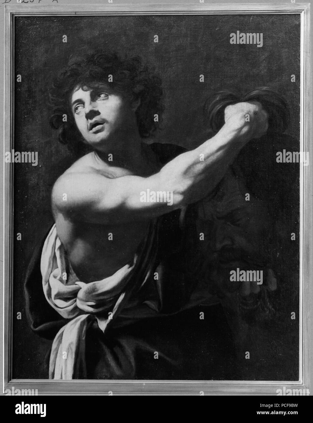 David with the head of goliath Schwarzweiß-Stockfotos und -bilder - Alamy