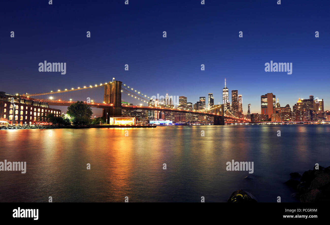 Brooklyn bridge panorama -Fotos und -Bildmaterial in hoher Auflösung ...