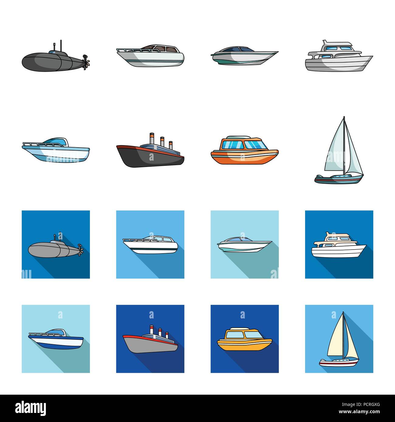 Schutz Boot, Rettungsboot, Frachtdampfer, Sport Yacht. Schiffe und ...