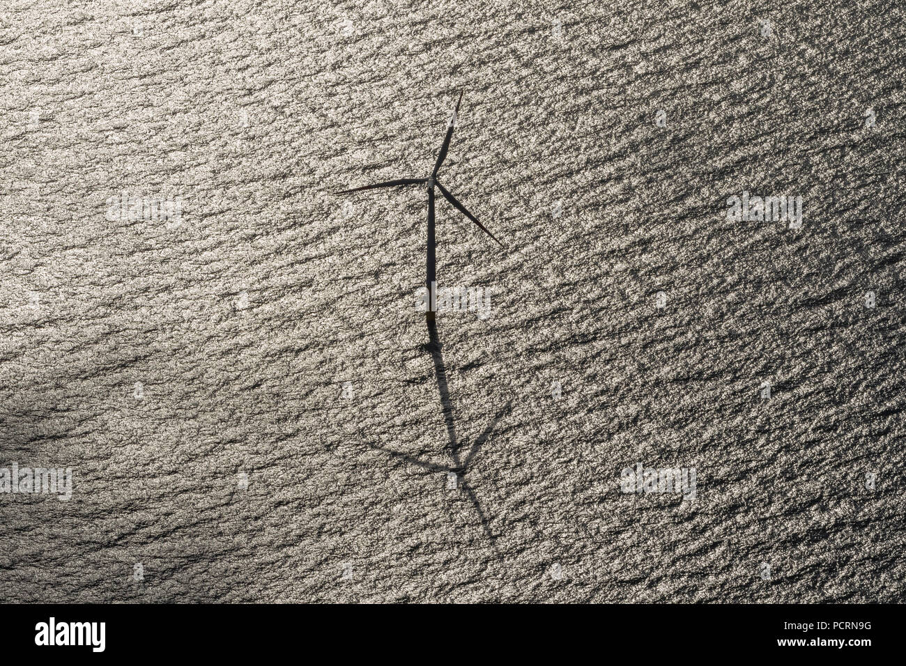 Luftaufnahme, Wind Farm EnBW Baltic 1, Offshore-Windparks in der Ostsee ...