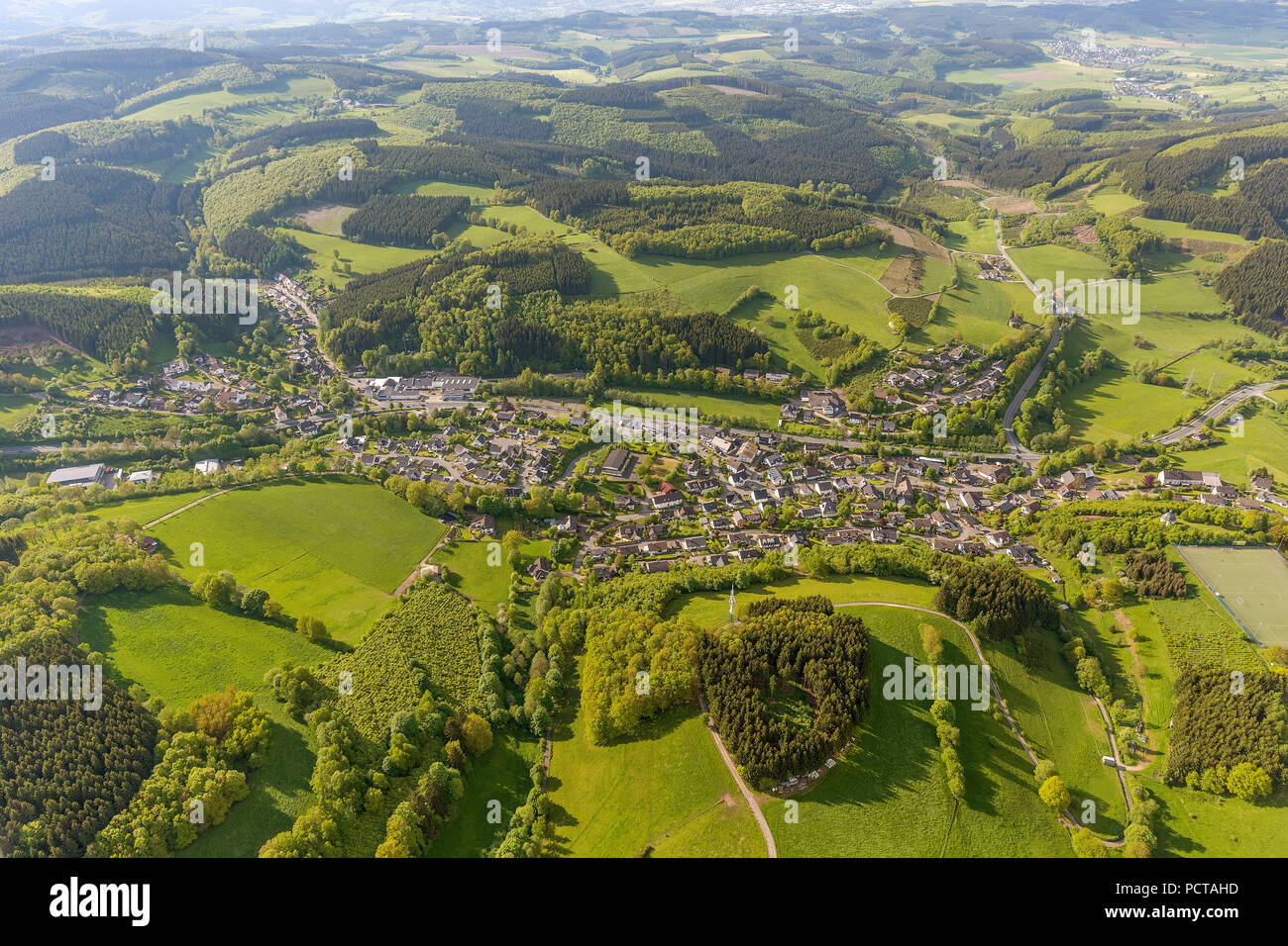 Luftaufnahme Von Olpe Stockfotos und -bilder Kaufen - Alamy