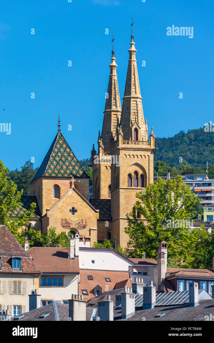 Collegiate church neuchatel switzerland -Fotos und -Bildmaterial in ...