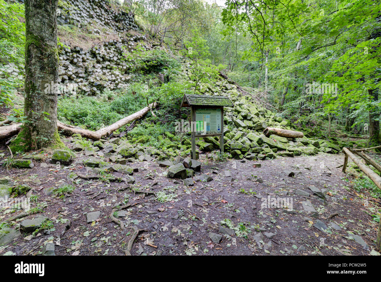 Basaltprismenwand am gangolfsberg -Fotos und -Bildmaterial in hoher ...