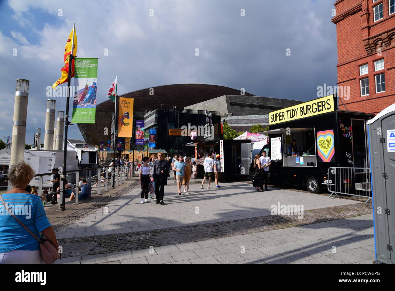 Walisische Sprache Eisteddfod 2018 Stockfotos und -bilder Kaufen - Alamy