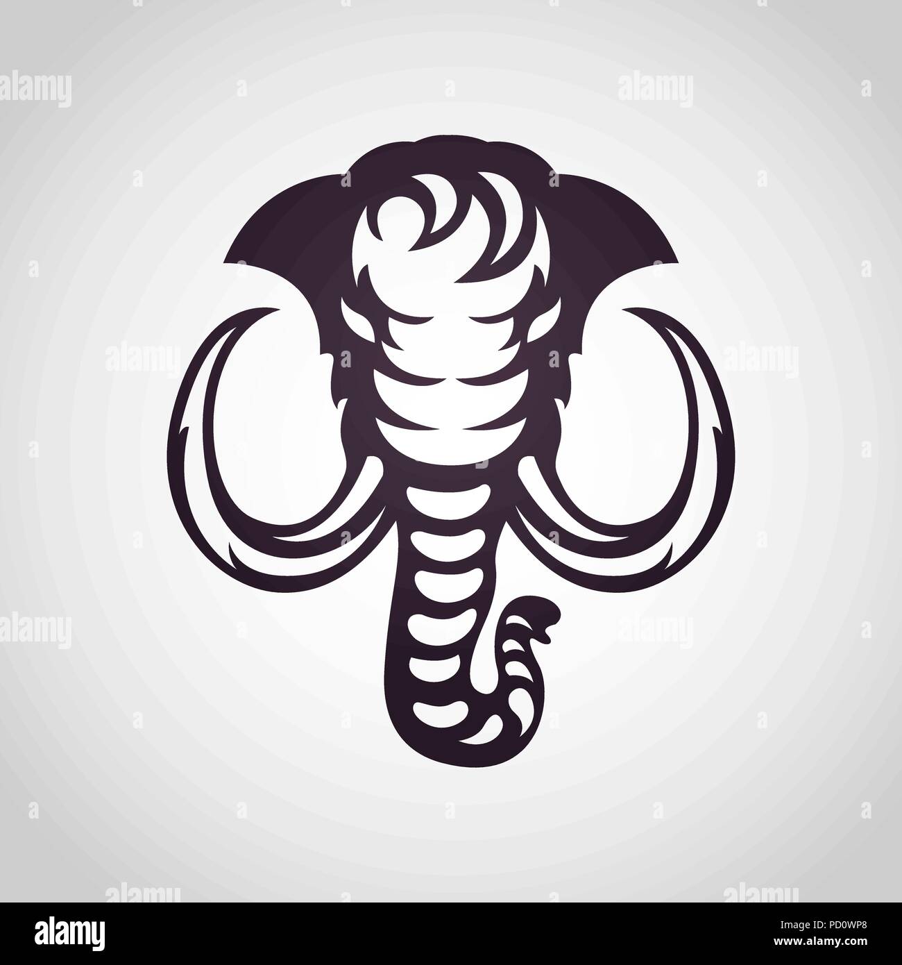 Mammoth logo Stock-Vektorgrafiken kaufen - Alamy