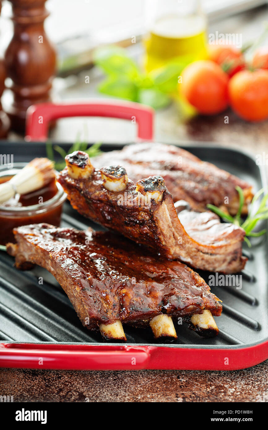 Pfanne Zum Grillen Stockfotos und -bilder Kaufen - Alamy