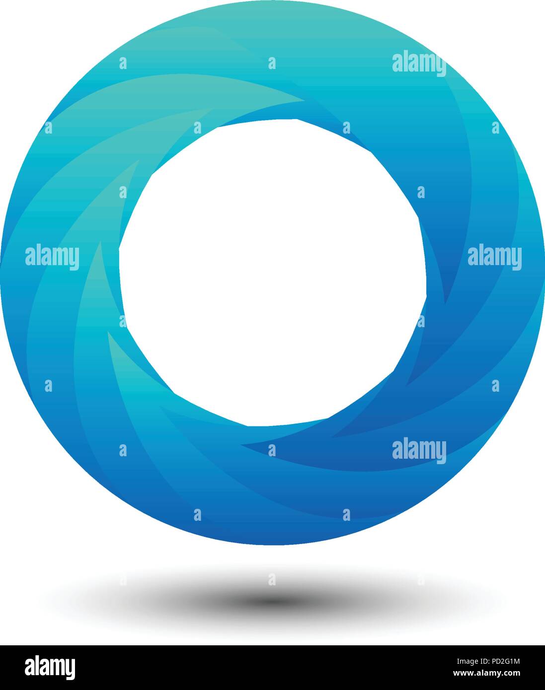 Das kreislogo Stock-Vektorgrafiken kaufen - Alamy