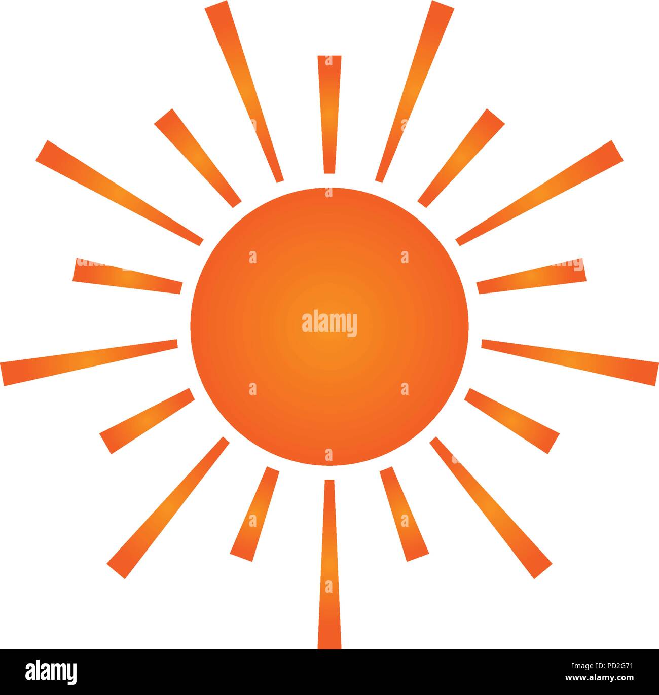 Das sonnenlogo Stock-Vektorgrafiken kaufen - Alamy