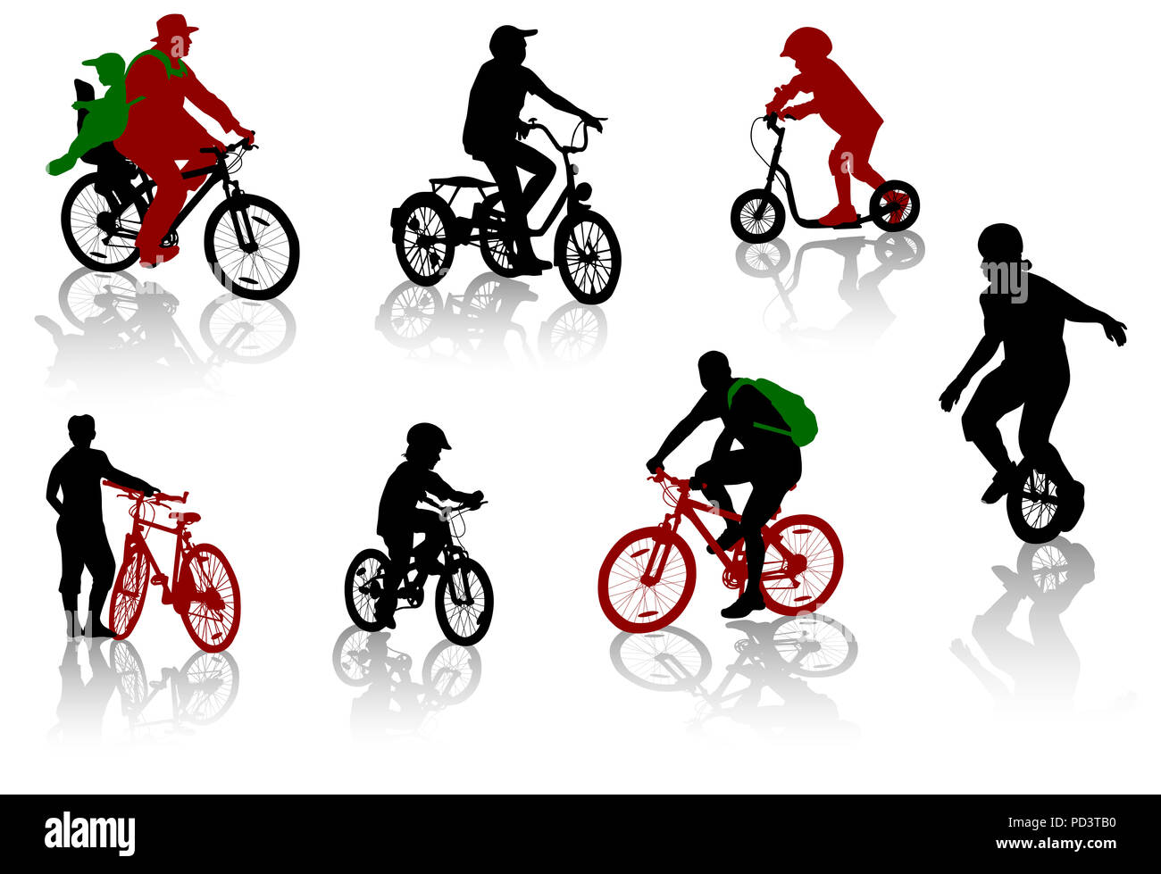 Menschen silhouetten clipart -Fotos und -Bildmaterial in hoher ...