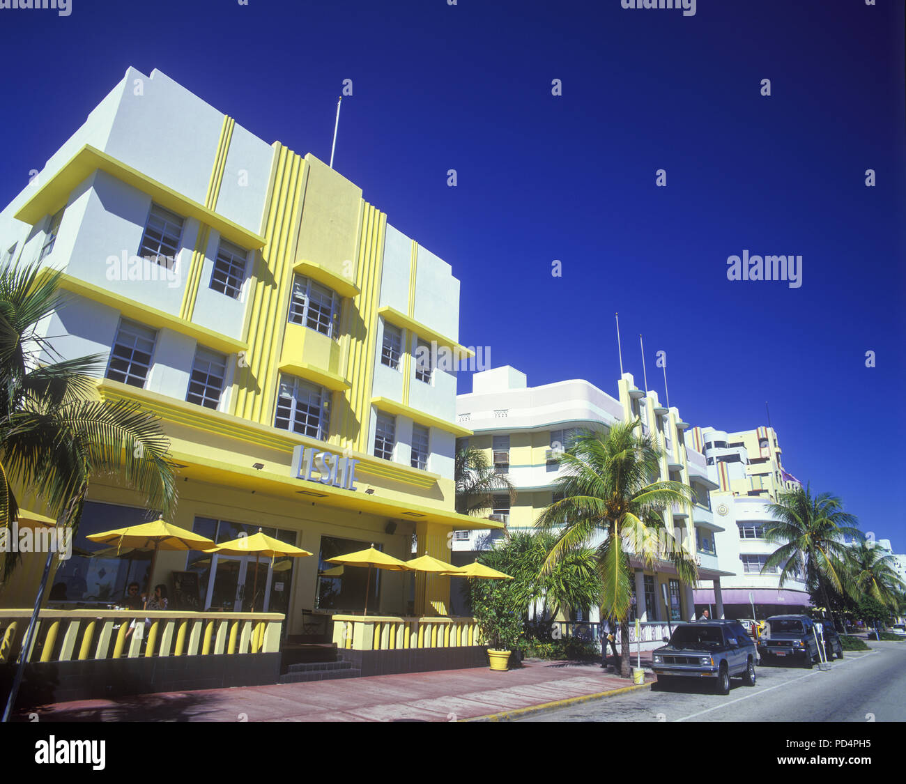 1987 HISTORISCHES LESLIE HOTEL(© ALBERT ANIS 1937) OCEAN DRIVE SOUTH ...
