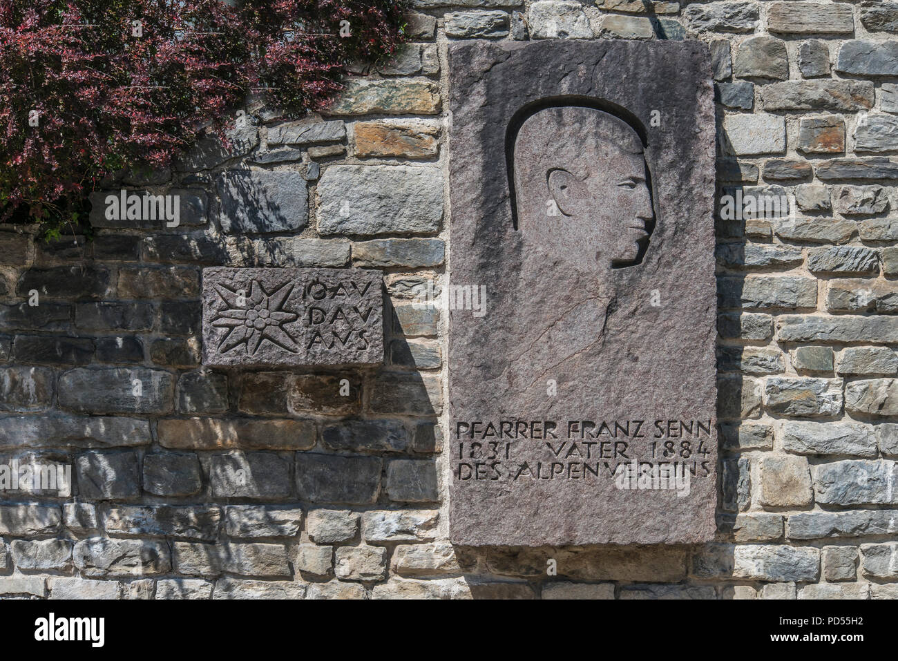 Franz Senn Denkmal Stockfotos und -bilder Kaufen - Alamy