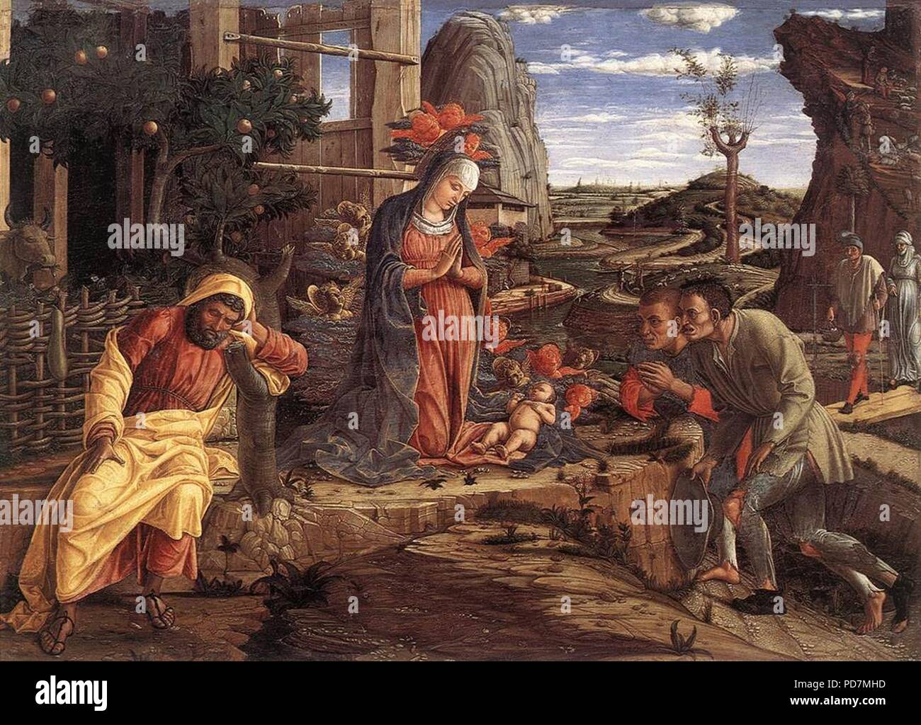 Andrea mantegna die anbetung der hirten -Fotos und -Bildmaterial in hoher Auflösung – Alamy