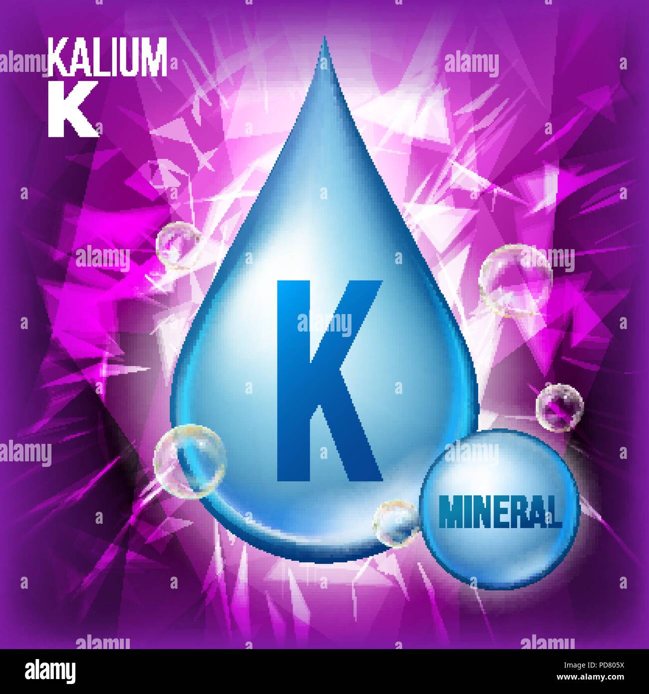 Mineralien kalium Stock-Vektorgrafiken kaufen - Alamy