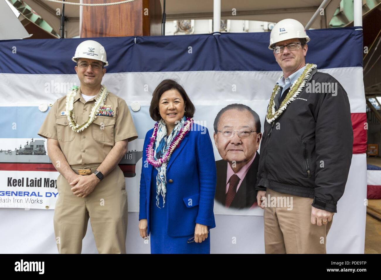 Maine (14. Mai 2018) Kapitän Casey Moton, Links, DDG-51 Programm ...