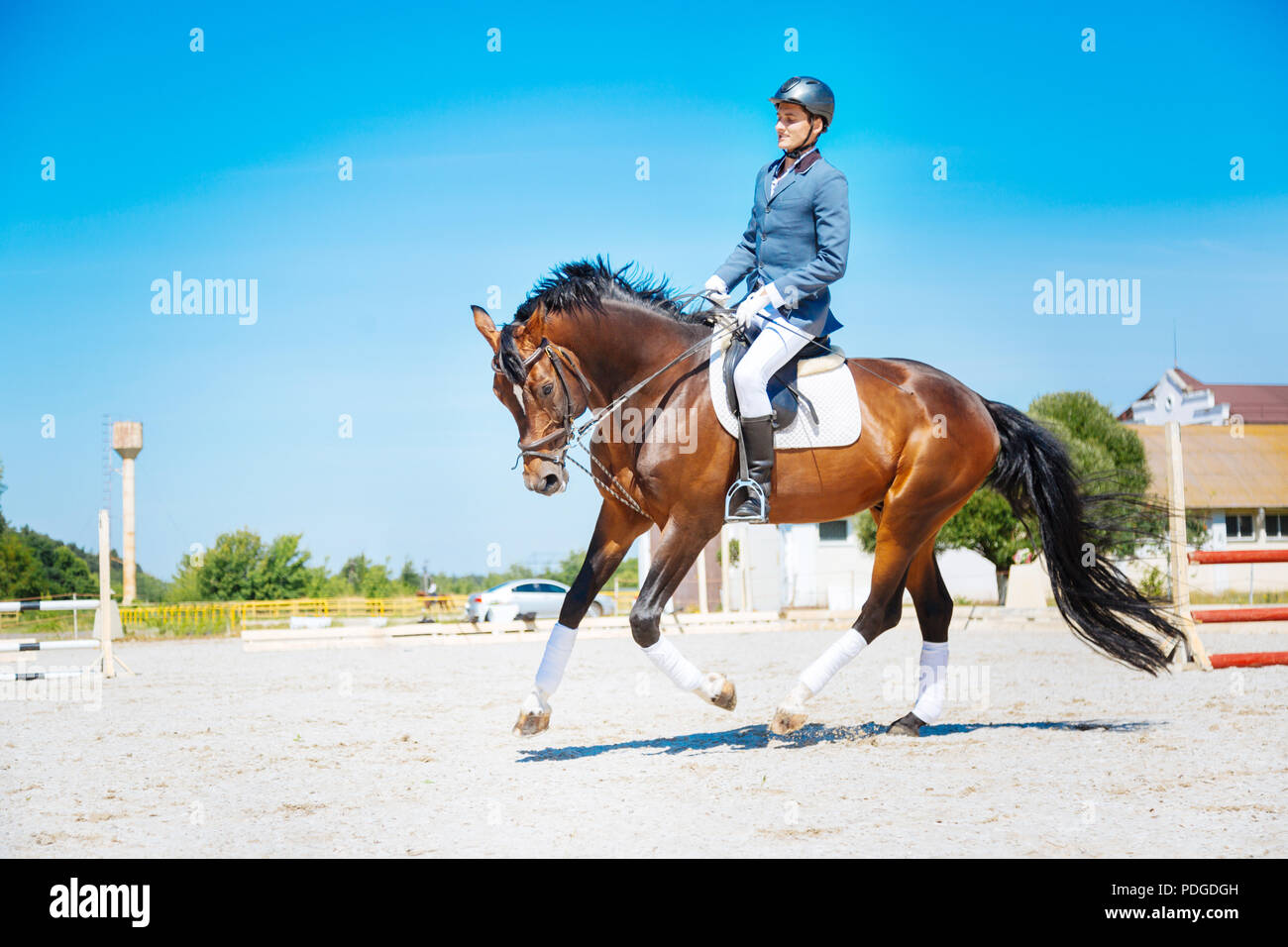 Schöner mann pferd reiten -Fotos und -Bildmaterial in hoher Auflösung ...