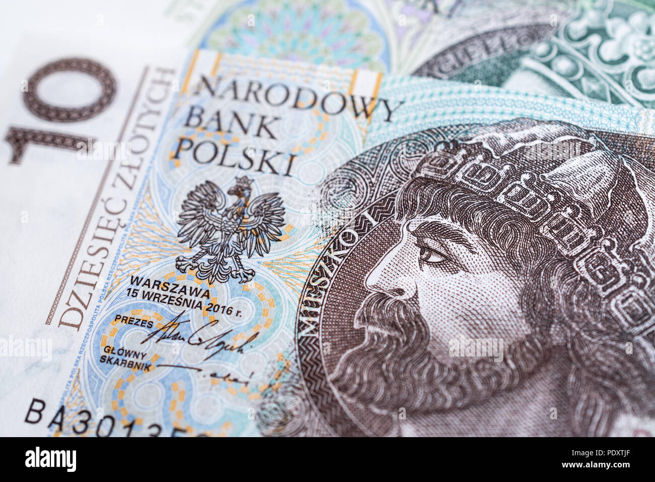 Polish banknote 10 zloty -Fotos und -Bildmaterial in hoher Auflösung ...