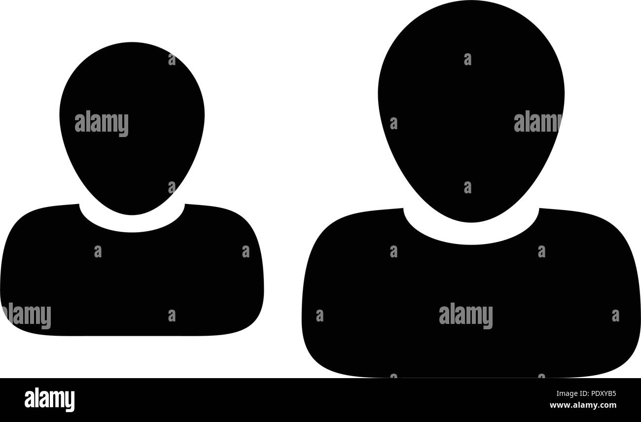 Mitarbeiter Symbol Vektor männliche Gruppe von Personen symbol Avatar ...