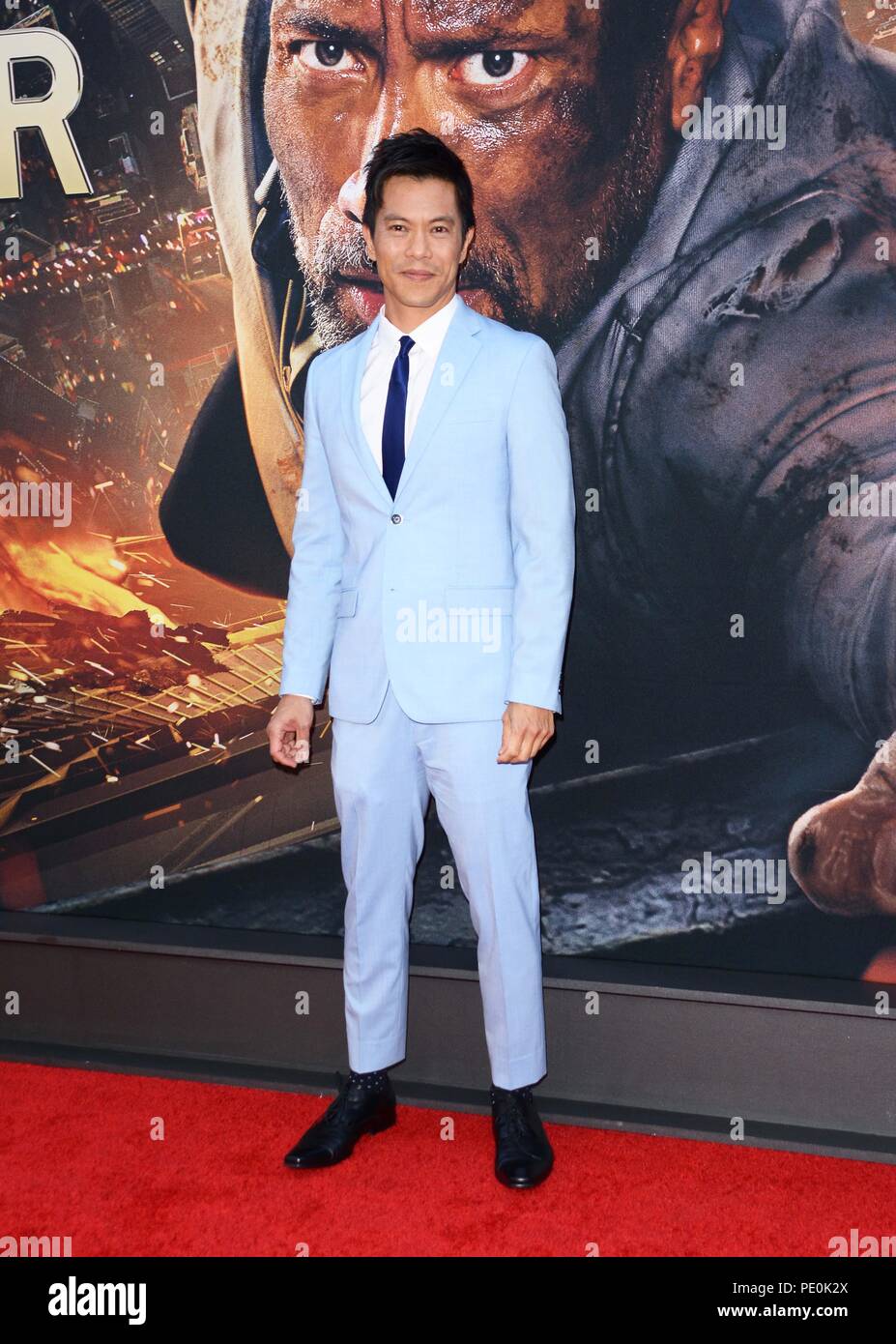 Der "Skyscraper" Premiere in New York City mit: Byron Mann Wo: New York ...