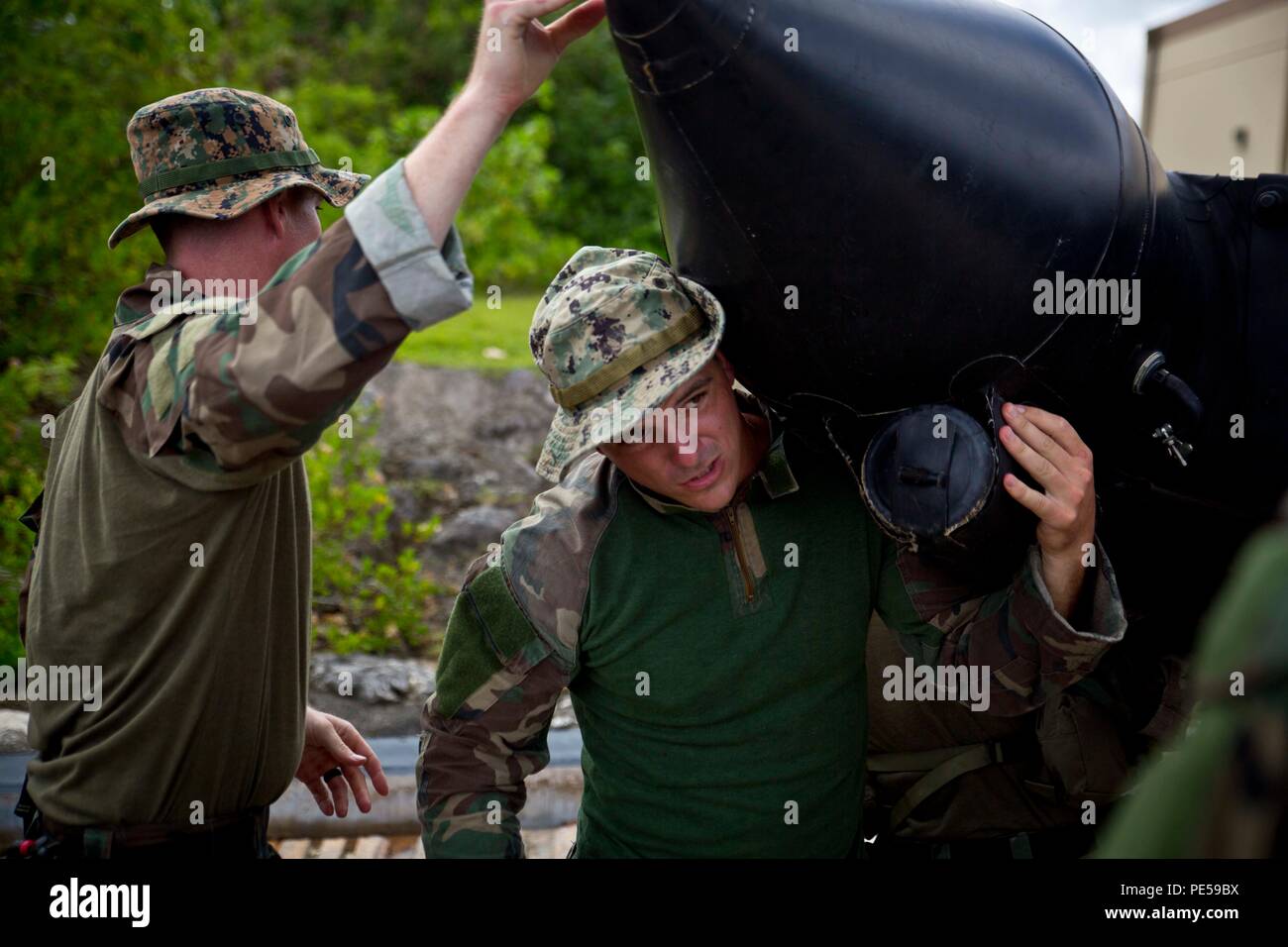 Us-Marines mit 1 Raider Bataillon Marine Special Operations Team (Msot ...