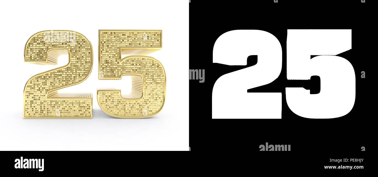 Happy Birthday Number 25 Greeting Stockfotos und -bilder Kaufen - Alamy