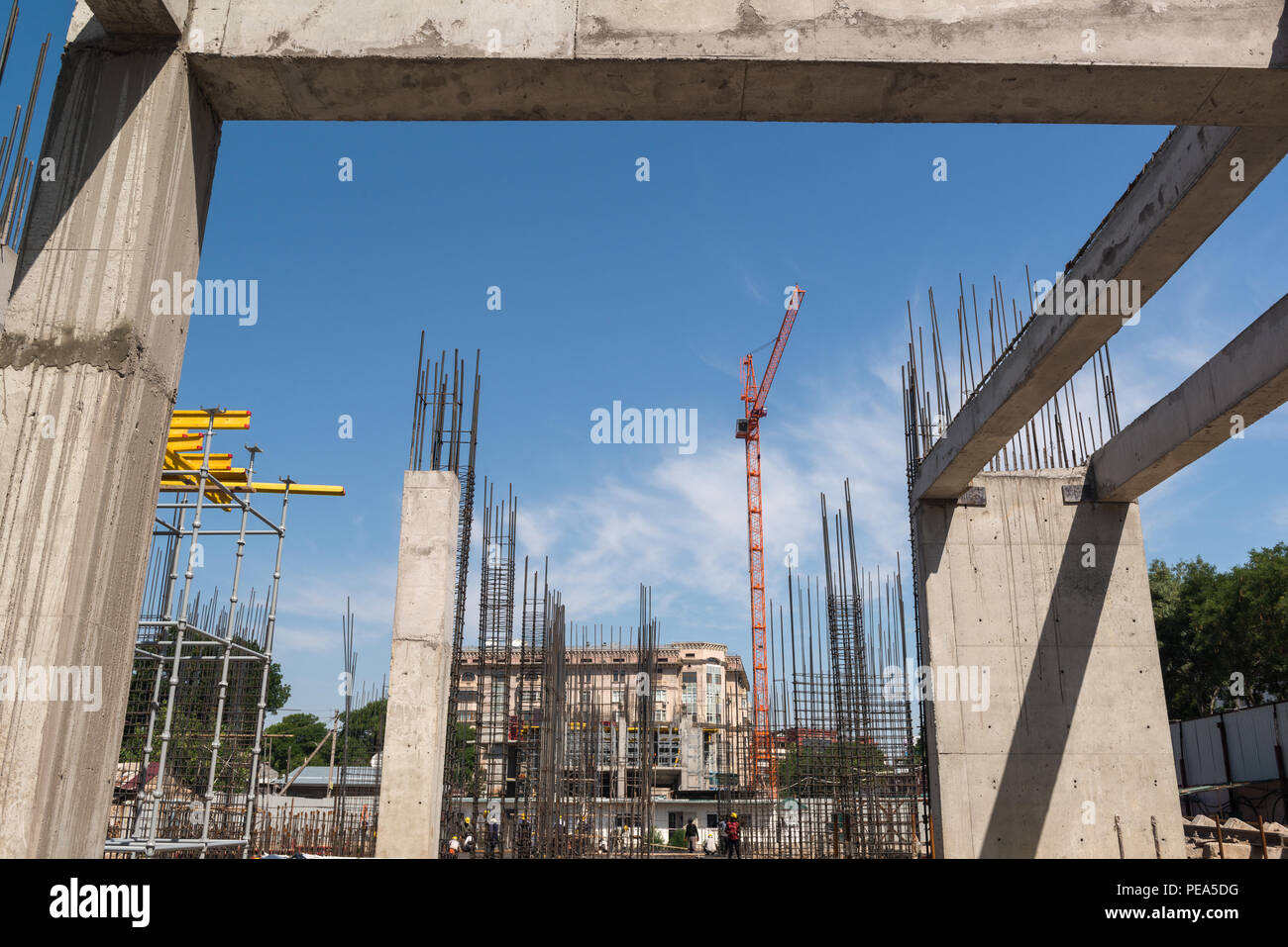 Reinforced concrete frame structure -Fotos und -Bildmaterial in hoher ...