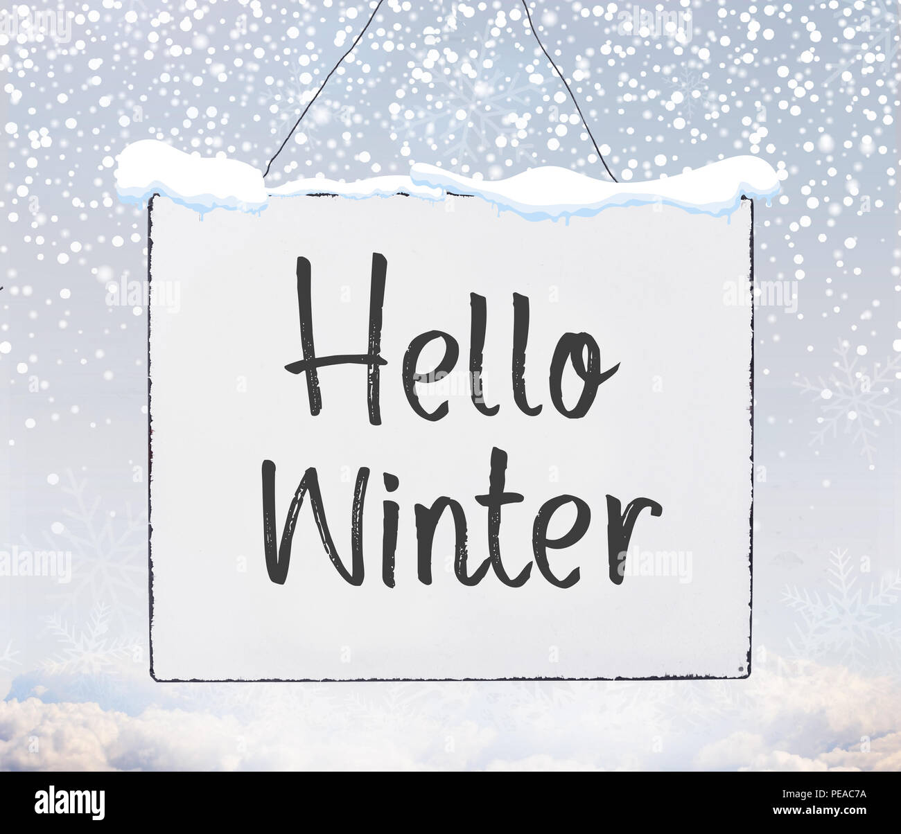 Hallo winter -Fotos und -Bildmaterial in hoher Auflösung – Alamy