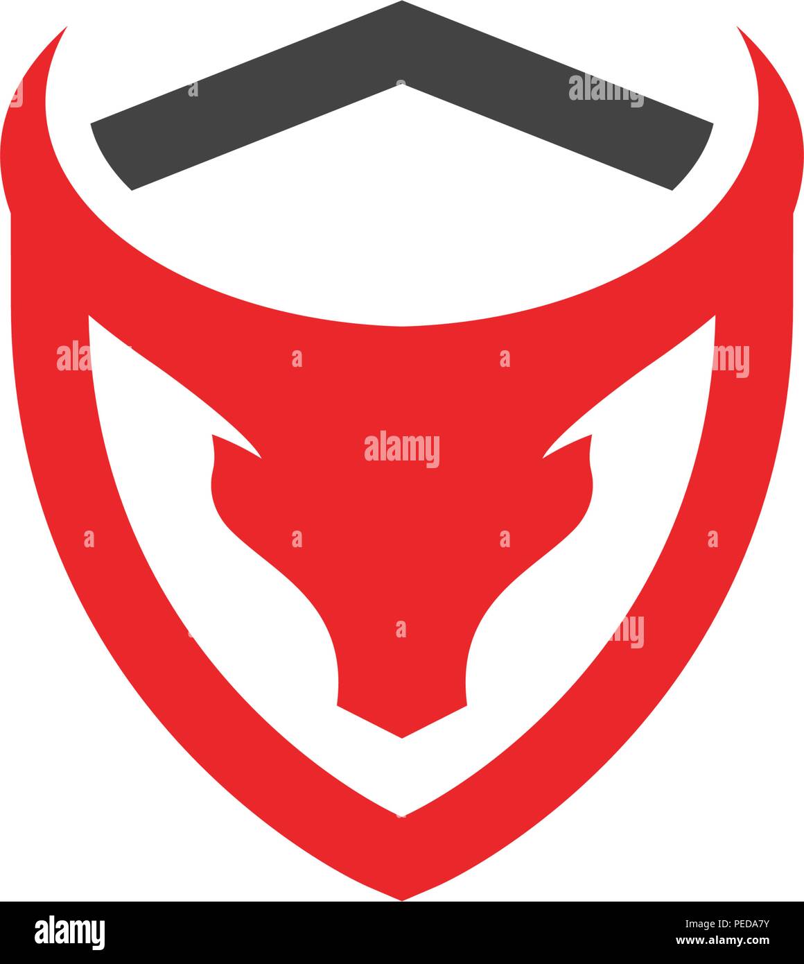 Taurus Logo Vorlage Vektor icon Abbildung design Stock-Vektorgrafik - Alamy