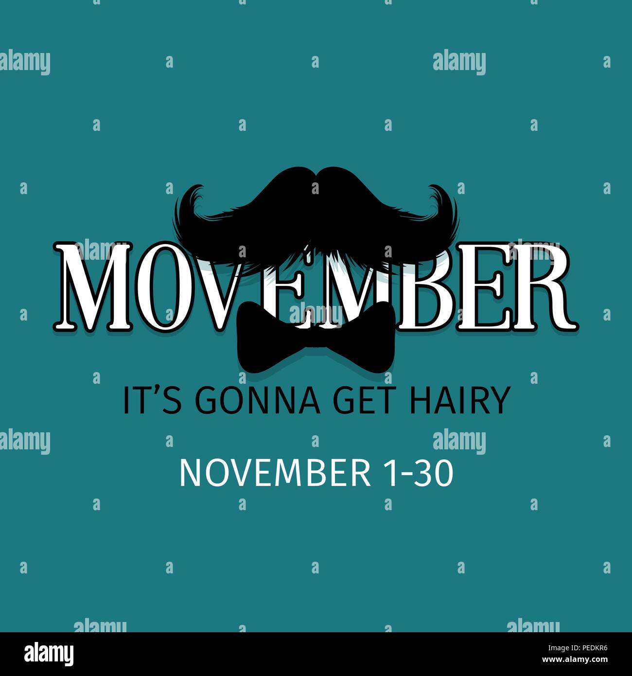 Schnurrbärte Movember Blog Post Vorlage für Blogger und Social Media ...