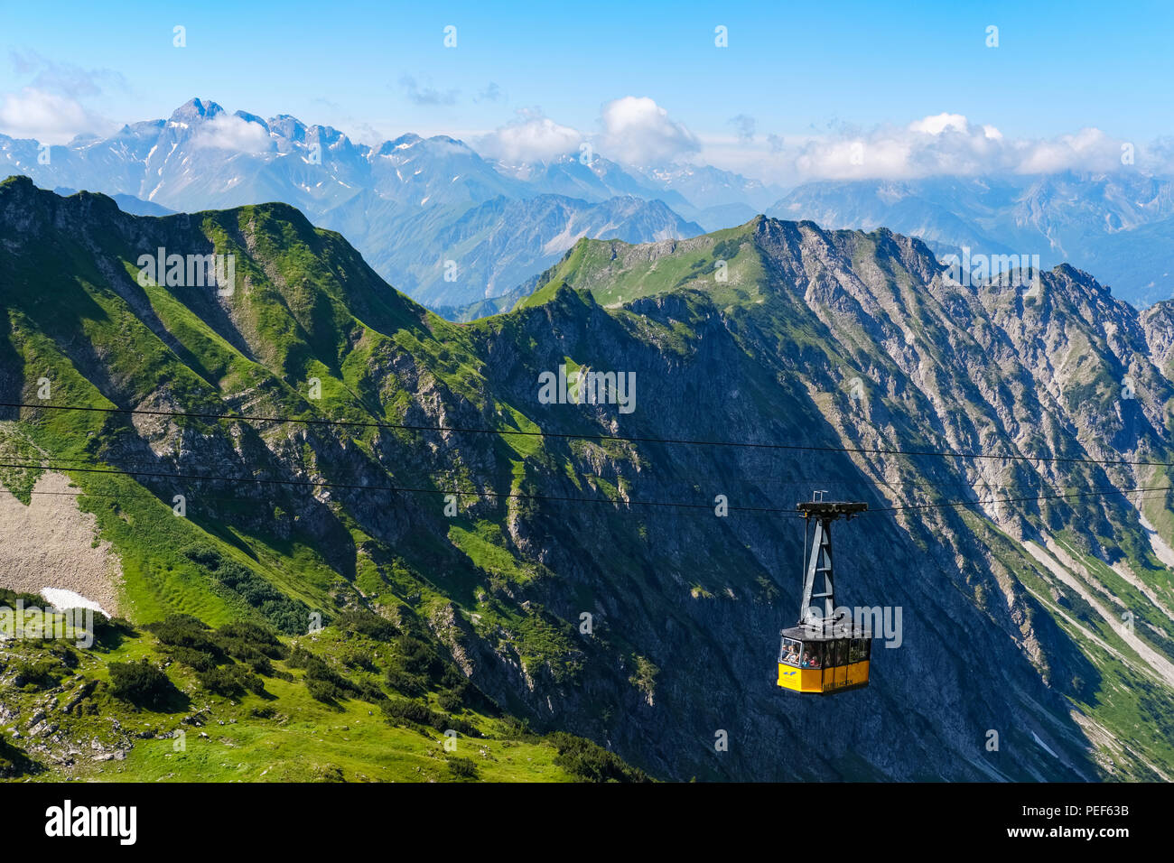 Bergbahn Nebelhorn, Allgäuer Alpen, Oberstdorf, Oberallgäu, Allgäu ...